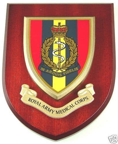 RAMC Royal Army Medical Corps Regimental Military Wall Plaque Shield