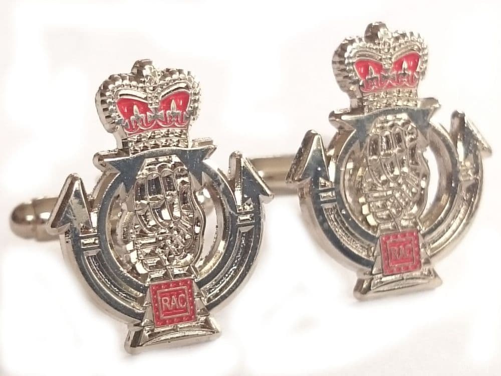 Royal Armoured Corps Military Cufflinks RAC