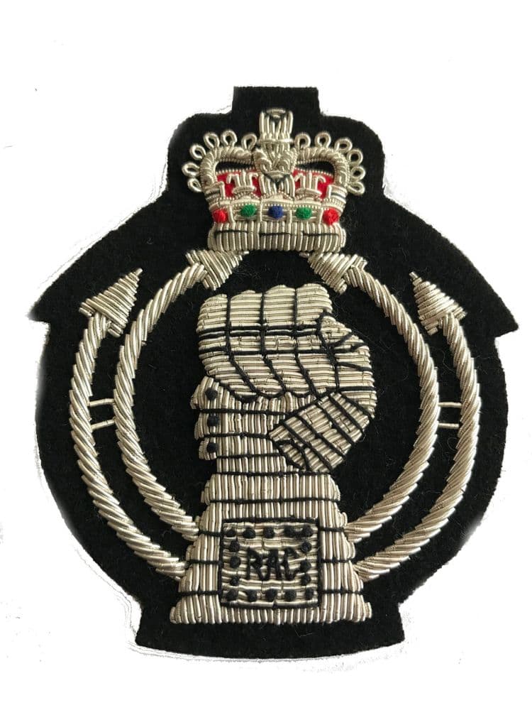 Royal Armoured Corps RAC Regimental Military Blazer Badge
