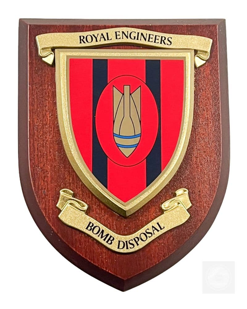 Royal Engineers Bomb Disposal Military Wall Plaque