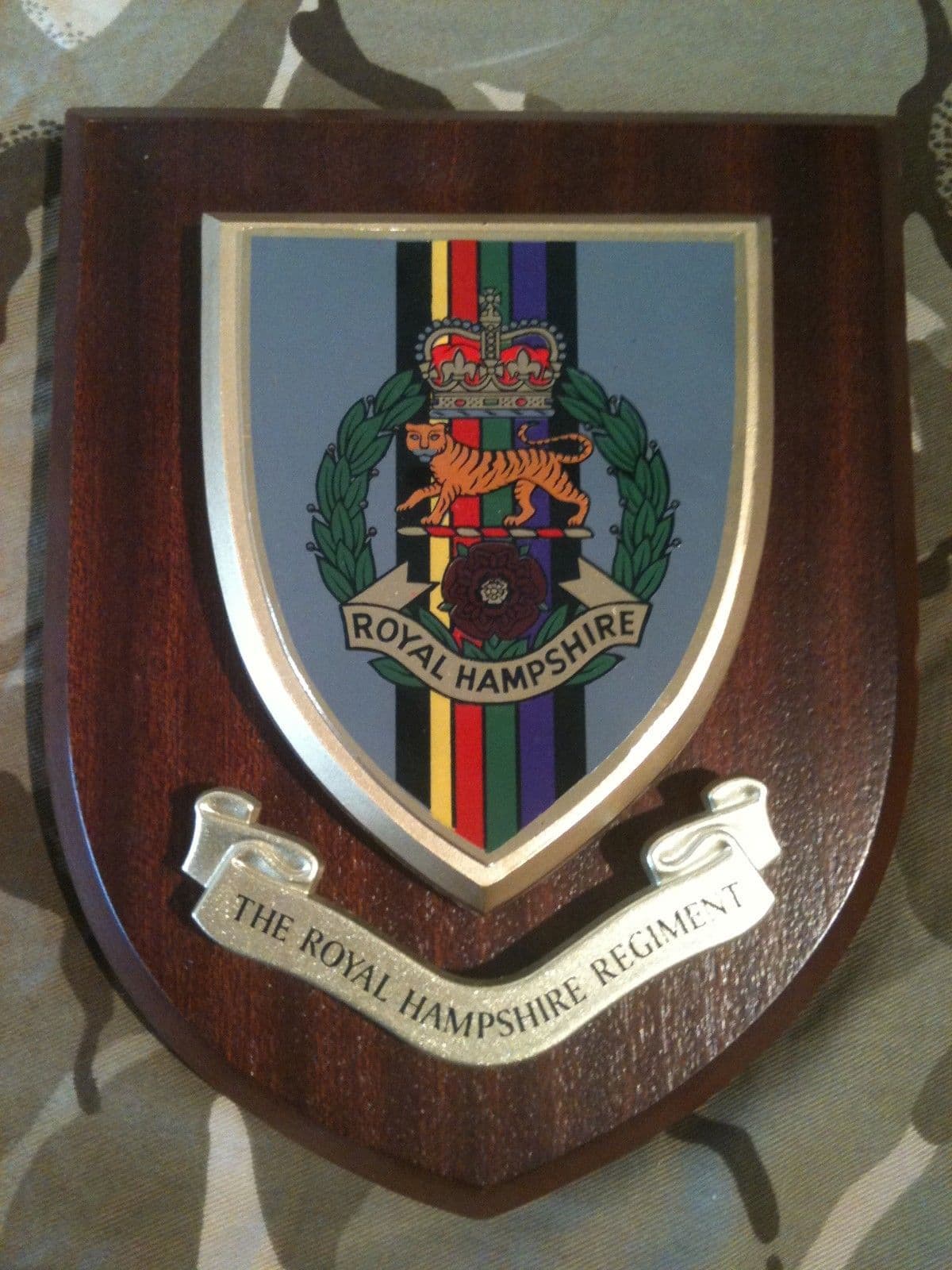 Royal Hampshire Regimental Military Wall Plaque Shield