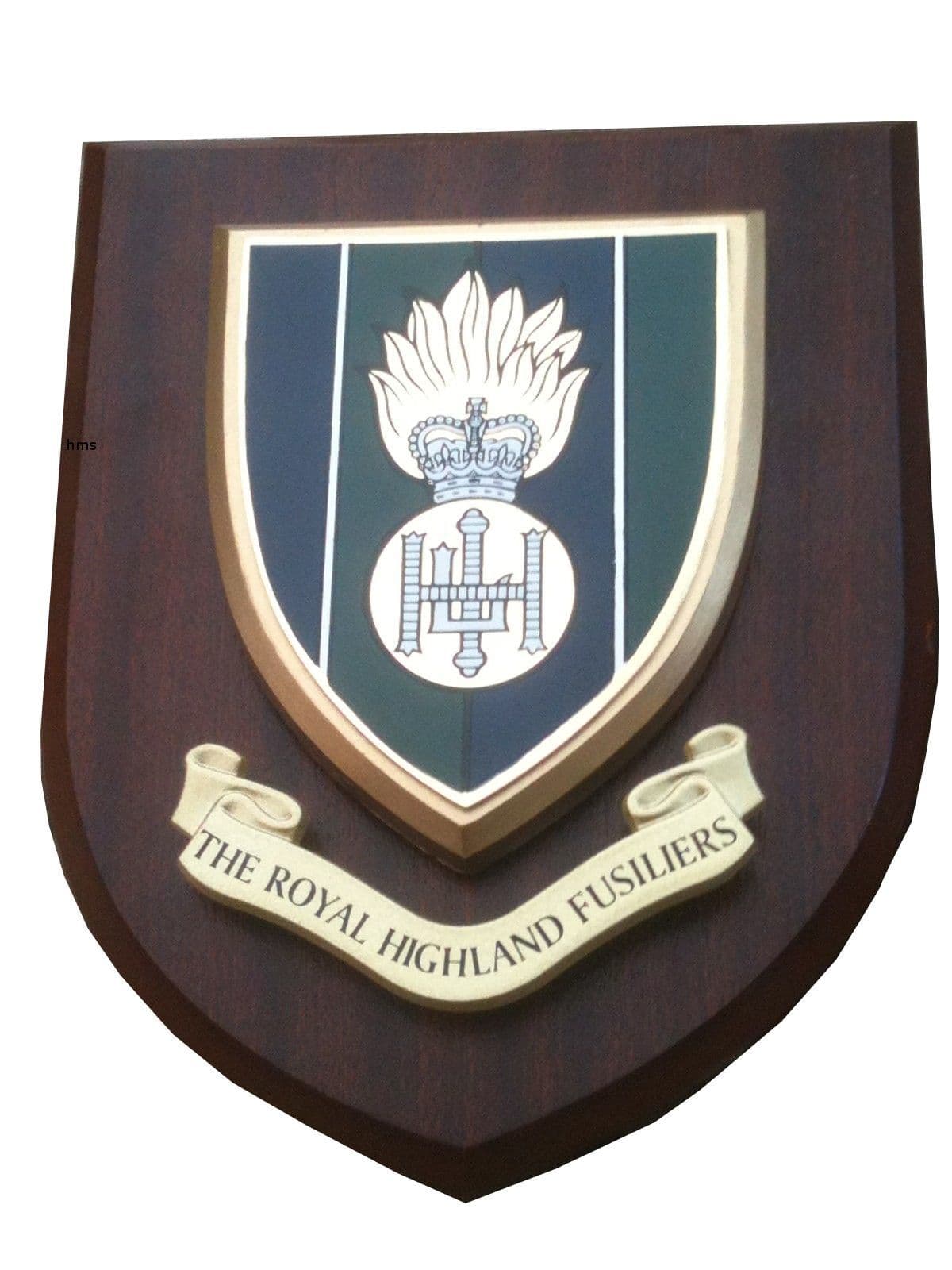 Royal Highland Fusiliers Regimental Military Wall Plaque