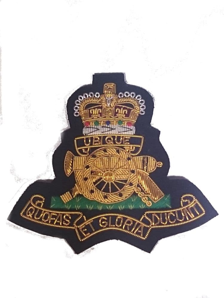 Royal Regiment of Artillery Regimental Military Blazer Badge QC