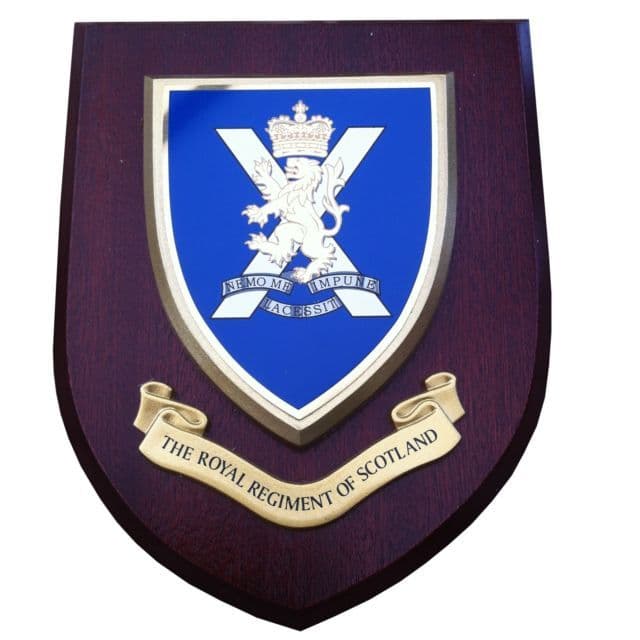Royal Regiment of Scotland Scots Military Wall Plaque Shield