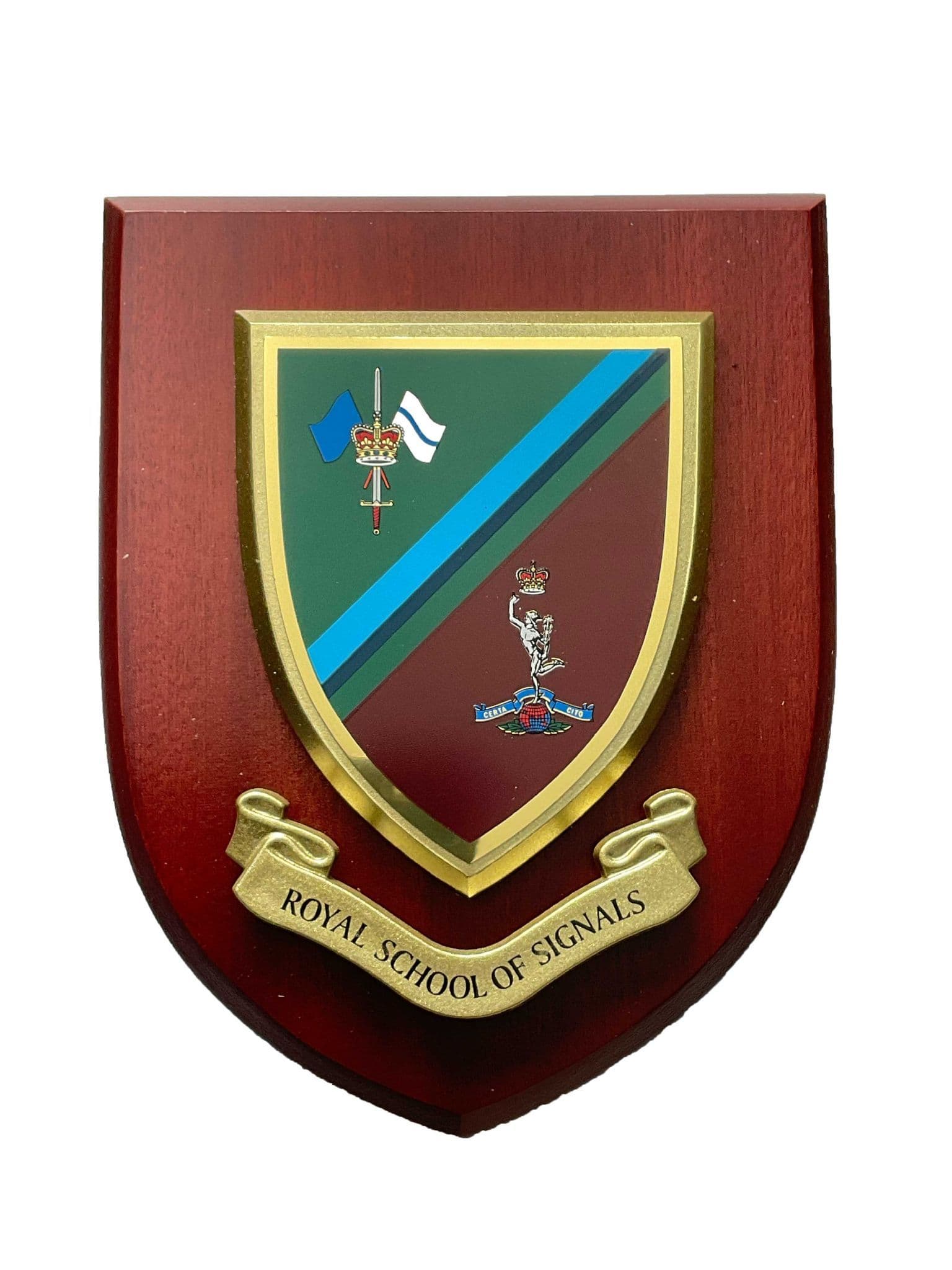 Royal School of Signals Regimental Army Wall Plaque
