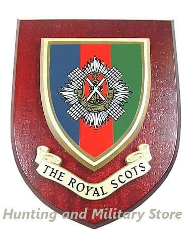 Royal Scots Regimental Military Scotland Wall Plaque Shield