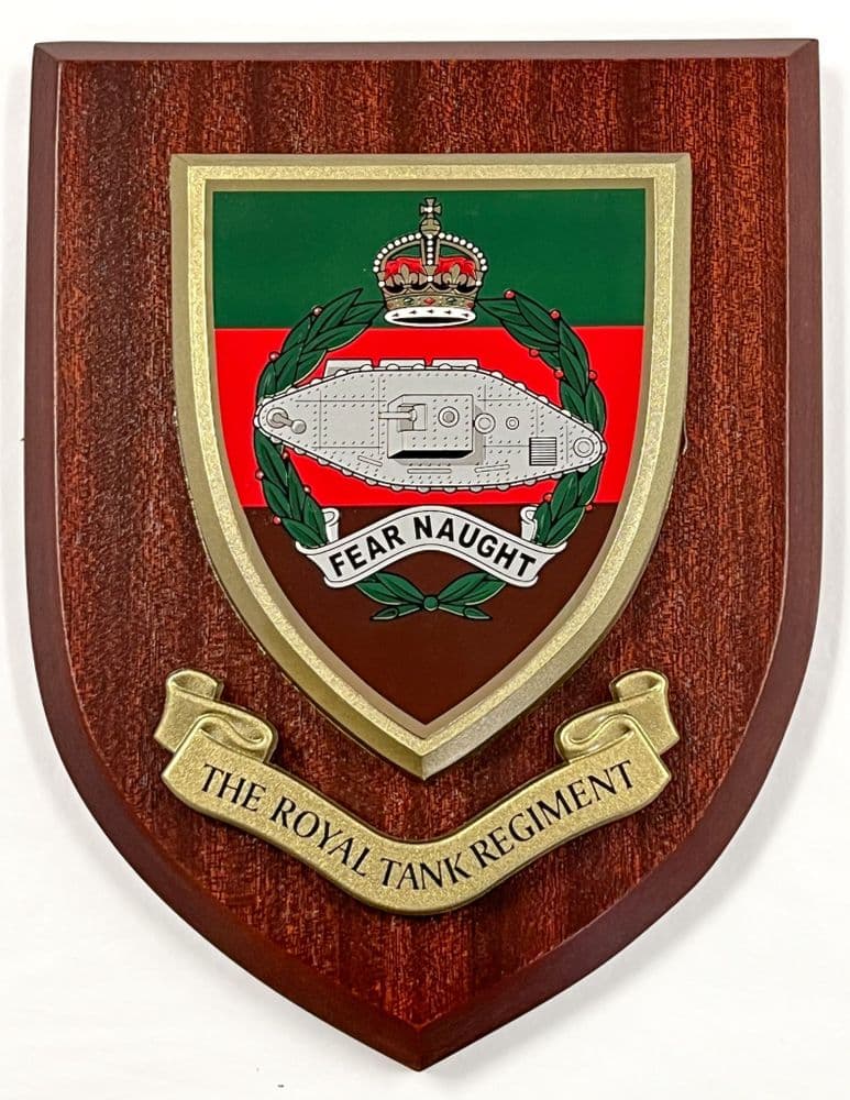 Royal Tank Regiment Wall Plaque Kings Crown