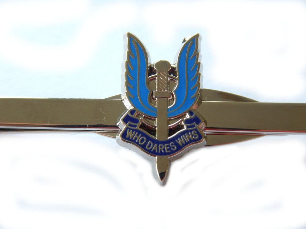 SAS Special Air Service Military Tie Clip Slide Bar