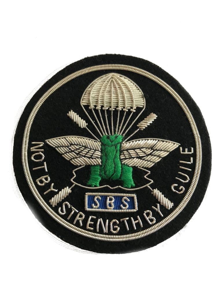 SBS Special Boat Service Regimental Military Blazer Badge