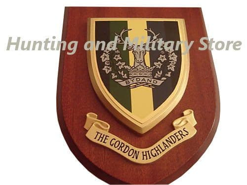 The Gordon Highlanders Scotish Regimental Military Wall Plaque Shield