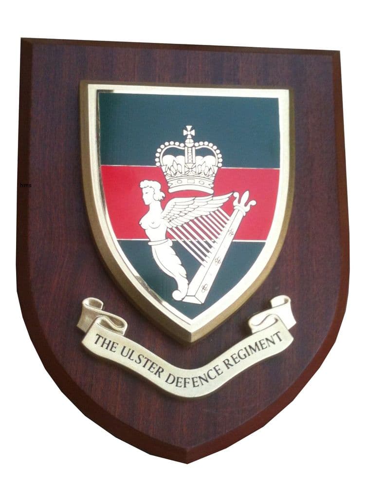 Ulster Defence Regiment Irish Military Wall Plaque Shield