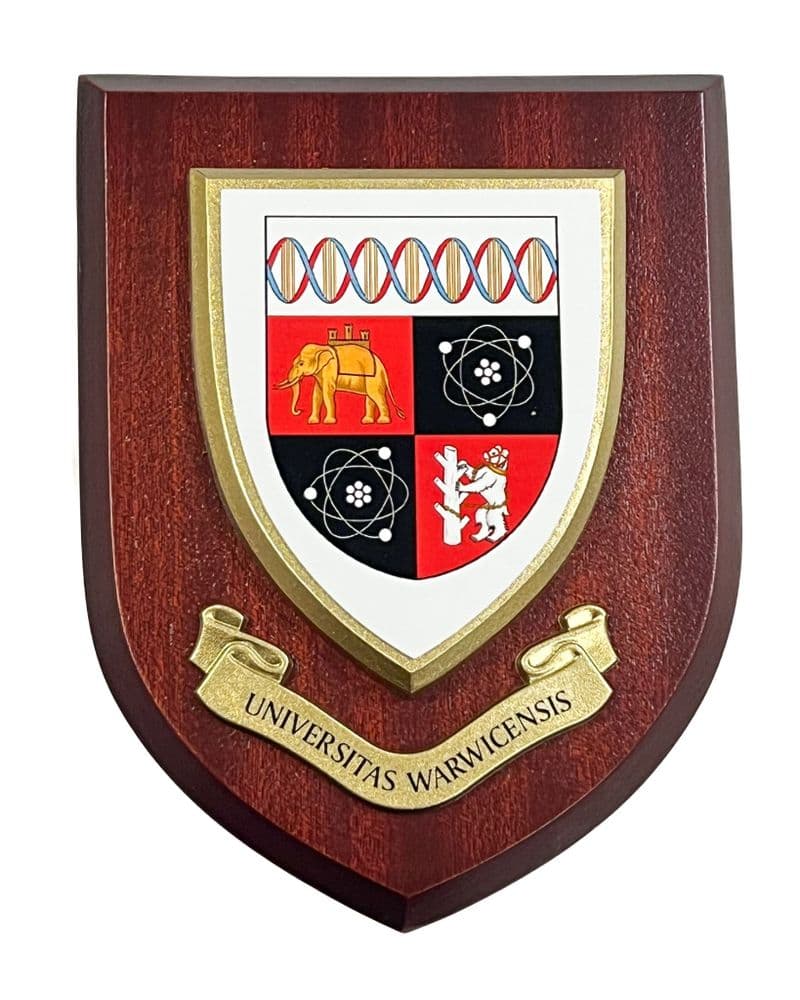 Warwickshire University Wall Plaque Shield