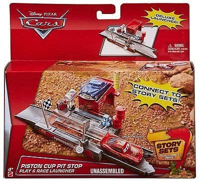 Disney Pixar Cars Play & Race Launcher - Piston Cup