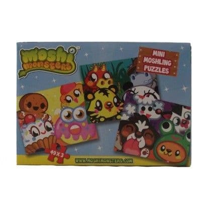 Moshi Monsters Mini Monsters Set of 3 Jigsaw Puzzles