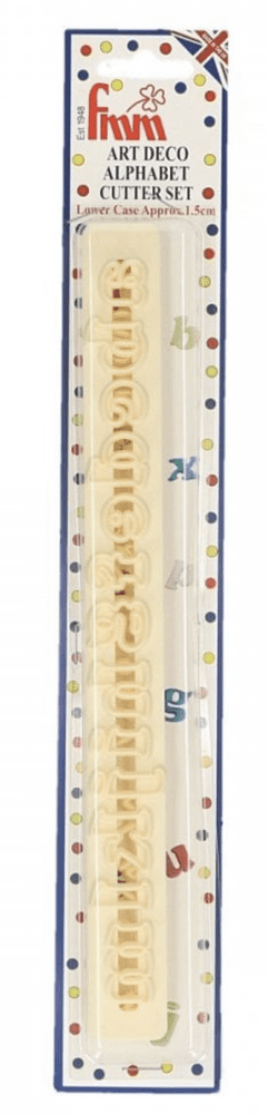 Art Deco Alphabet Cutter Set