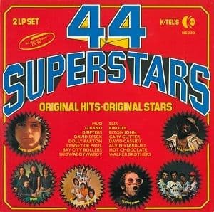 44 Superstars Vinyl Record LP K-Tel NE 939