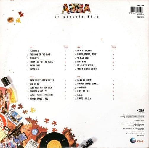 ABBA Absolute Abba Vinyl Record LP Telstar 1988