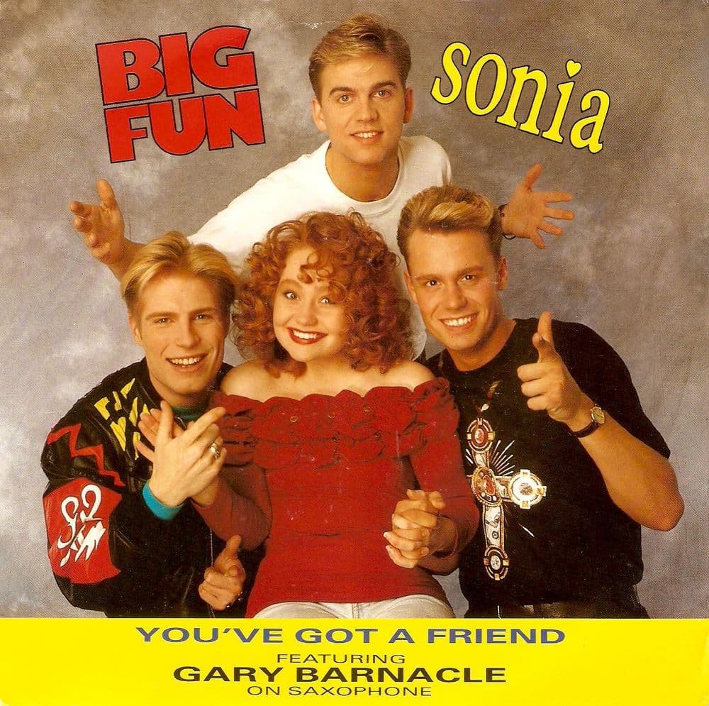 BIG FUN AND SONIA You ve Got A Friend Vinyl Record 7 Inch Jive 1990