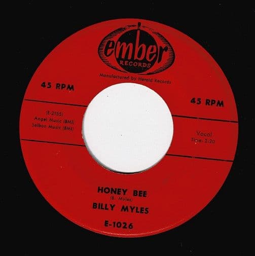 BILLY MYLES The Joker Vinyl Record 7 Inch Ember 1957
