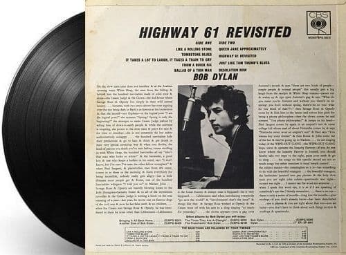 BOB DYLAN Highway 61 Revisited Vinyl Record LP CBS 1965