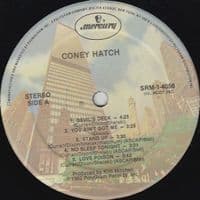 CONEY HATCH Coney Hatch Vinyl Record LP US Mercury 1982
