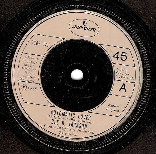 Dee D. Jackson Automatic Lover Vinyl 7 Inch | Planet Earth Records