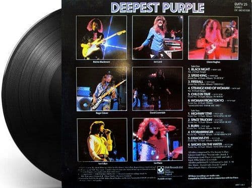 DEEP PURPLE Deepest Purple The Very Best Of Deep Purple Vinyl Record LP EMI 1980