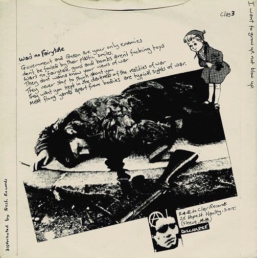 DISCHARGE Fight Back EP Vinyl Record 7 Inch Clay 1981