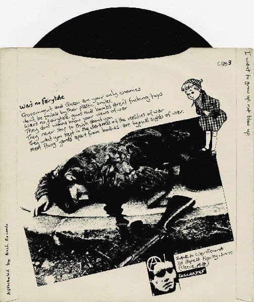 DISCHARGE Fight Back EP Vinyl Record 7 Inch Clay 1981