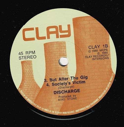 DISCHARGE Realities Of War Vinyl Record 7 Inch Clay 1980
