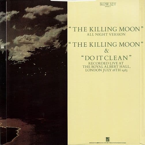 ECHO & THE BUNNYMEN The Killing Moon Vinyl Record 12 Inch Korova 1984
