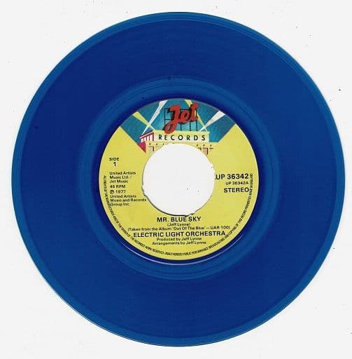 ELECTRIC LIGHT ORCHESTRA & x28;ELO& x29; Mr Blue Sky Vinyl Record 7 ...