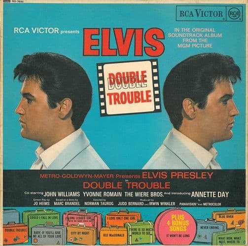 ELVIS PRESLEY Double Trouble Vinyl Record LP RCA Victor 1967