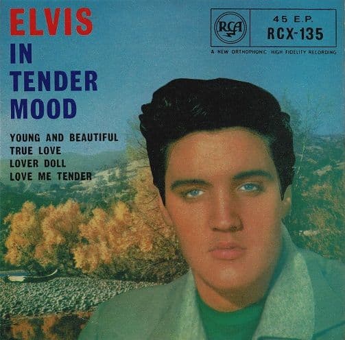 ELVIS PRESLEY Elvis In Tender Mood EP Vinyl Record 7 Inch RCA Victor 1968