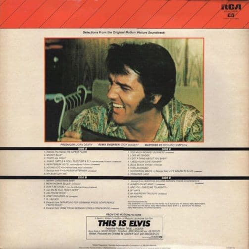 ELVIS PRESLEY This Is Elvis Vinyl Record LP RCA 1981