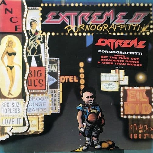 EXTREME Extreme II Pornograffitti Vinyl Record LP A&M 1990