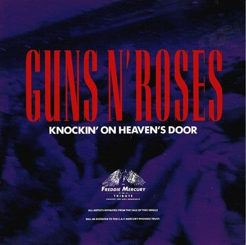 GUNS N ROSES Knockin On Heaven s Door Vinyl Record 7 Inch Geffen 1992