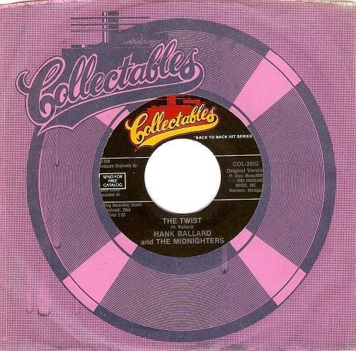 HANK BALLARD The Twist Vinyl Record 7 Inch US Collectables