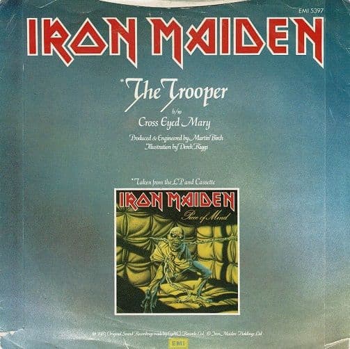 IRON MAIDEN The Trooper Vinyl Record 7 Inch EMI 1983