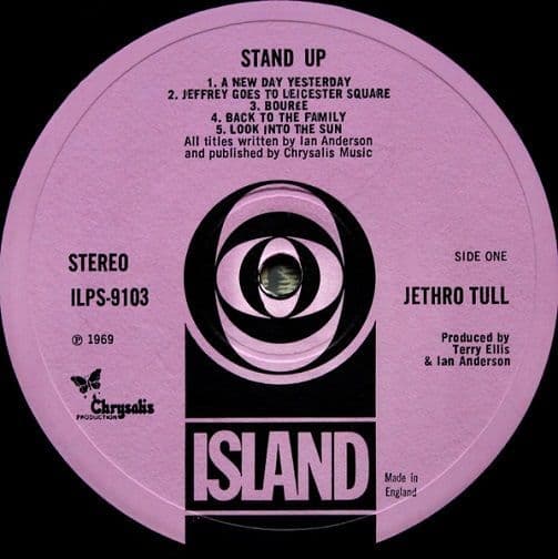 JETHRO TULL Stand Up Vinyl Record LP Island 1969