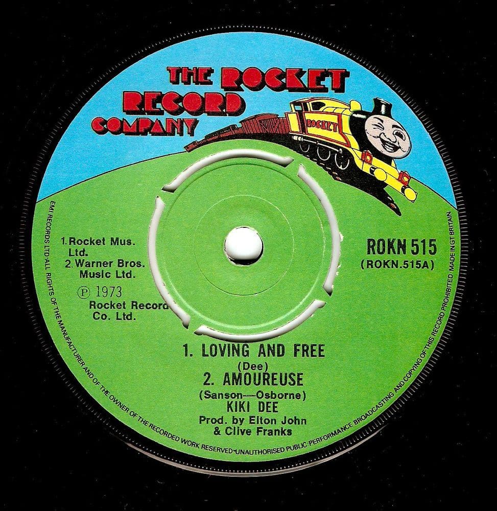 KIKI DEE Loving And Free EP Vinyl Record 7 Inch Rocket 1976