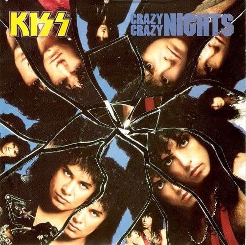 KISS Crazy Crazy Nights Vinyl Record 7 Inch Vertigo 1987