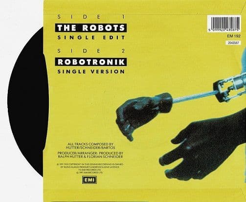 KRAFTWERK The Robots Vinyl Record 7 Inch EMI 1991