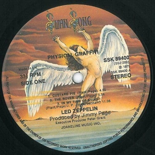 LED ZEPPELIN Physical Graffiti Vinyl Record LP Swan Song 1975