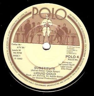 Liquid Gold Substitute Vinyl Record 7 Inch POLO 4