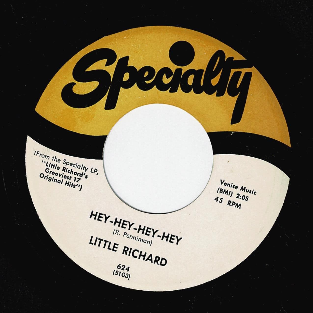 LITTLE RICHARD Good Golly Miss Molly Vinyl Record 7 Inch US Specialty