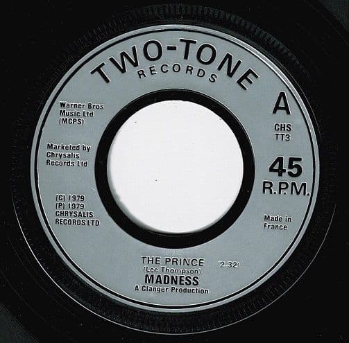 MADNESS The Prince Vinyl Record 7 Inch French 2 Tone 1979
