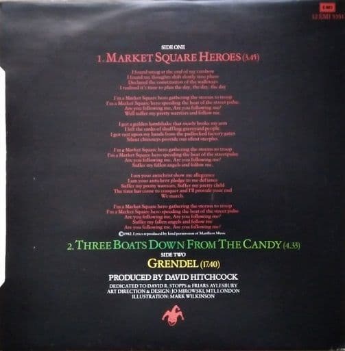 MARILLION Market Square Heroes Vinyl Record 12 Inch EMI 1982