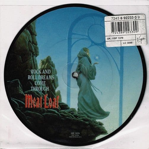 MEAT LOAF Rock And Roll Dreams Come Through Vinyl Record 7 Inch Virgin ...