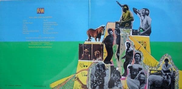 PAUL AND LINDA McCARTNEY Ram Vinyl Record LP Apple 1971